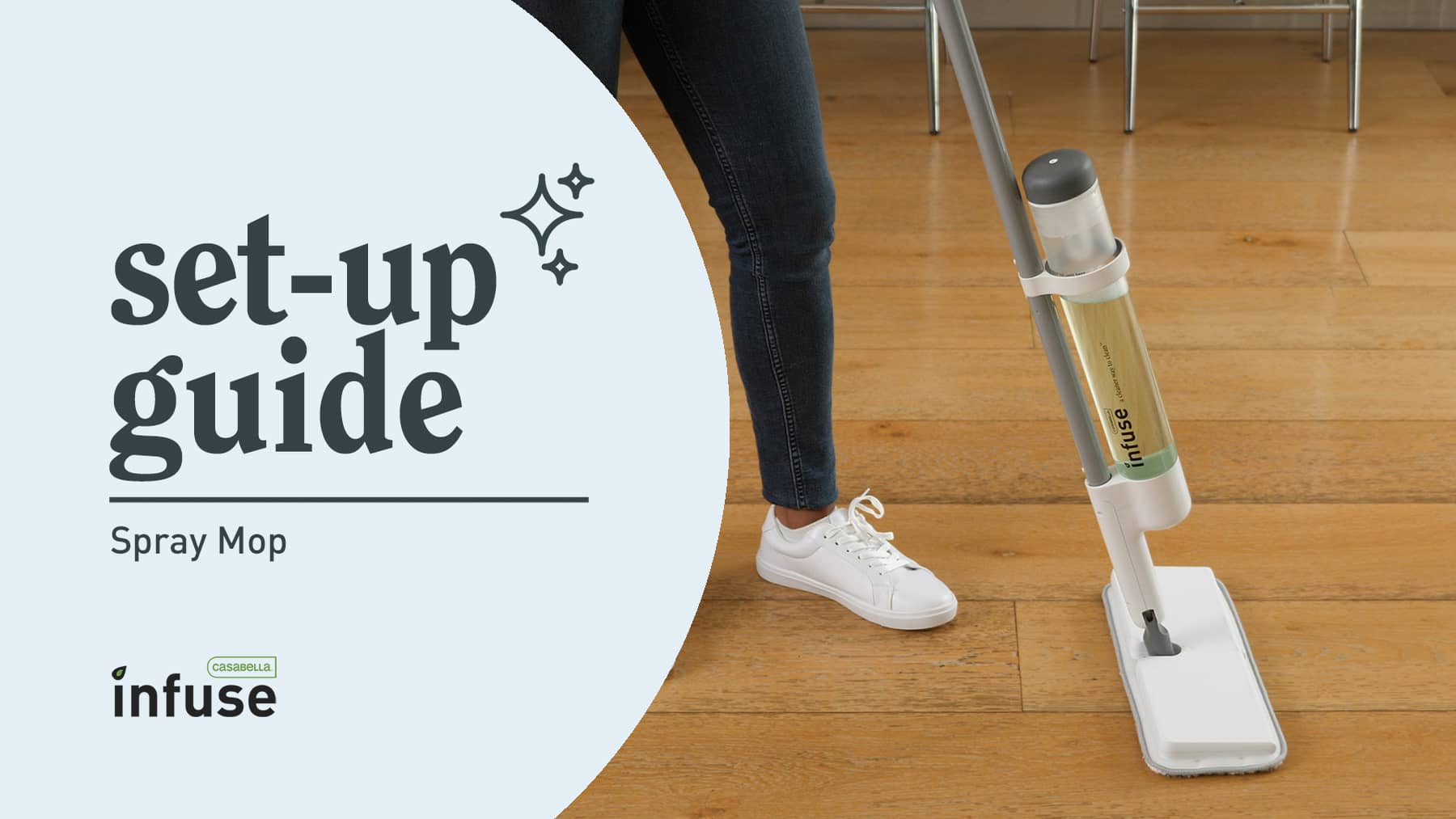 Casabella Infuse Spray Mop Set-up Guide on Vimeo