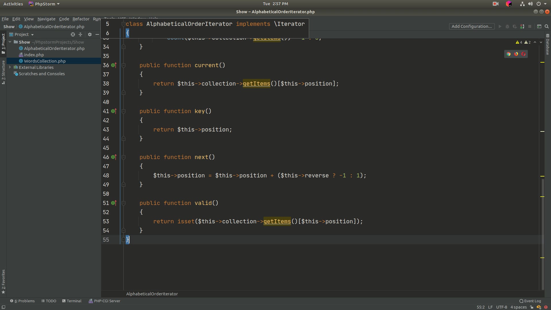 Iterator-PHP-1 on Vimeo