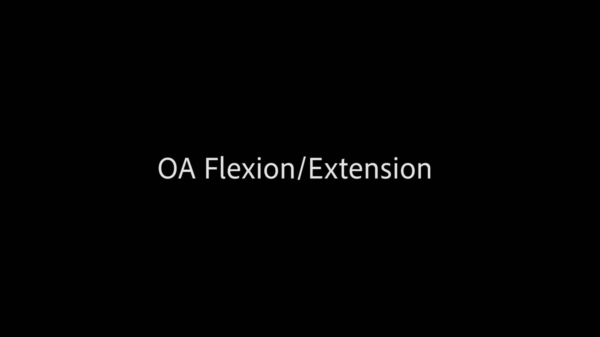 Segmental Mobility Testing Oa Flexion Extension On Vimeo
