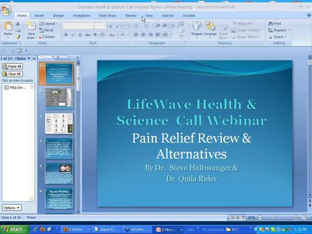 Using Lifewave Patches for Pain Relief