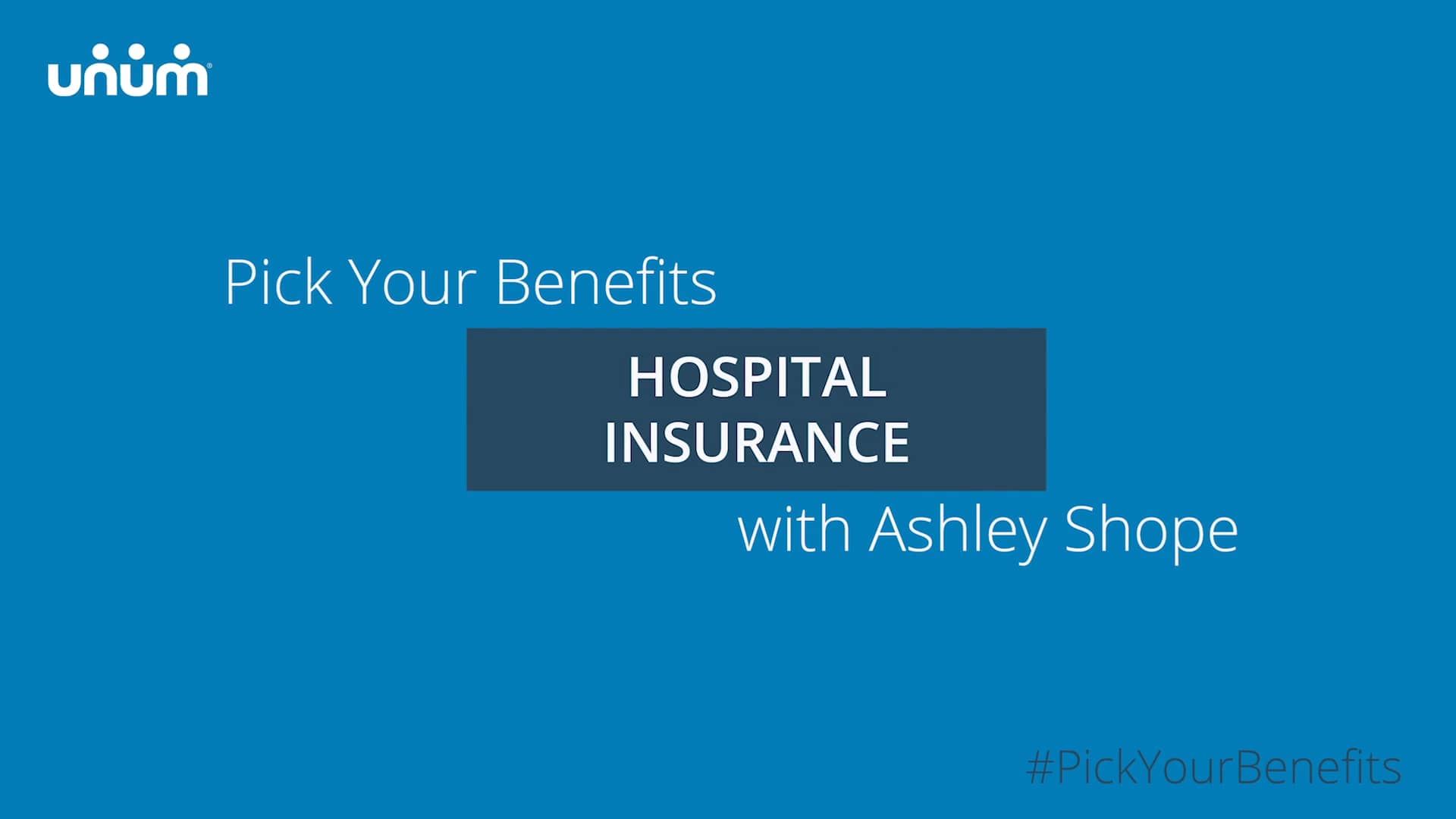 Hospital Insurance Enrollment | Unum on Vimeo