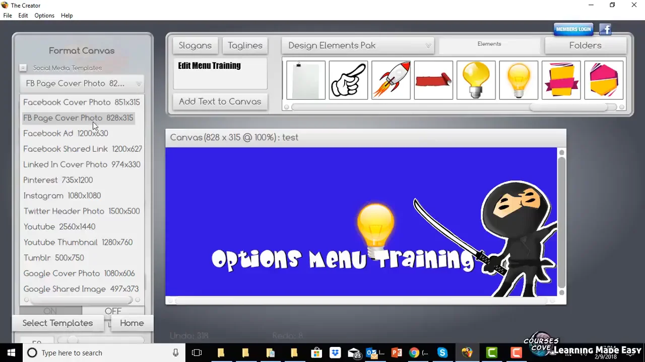 Creator 7 Options Menu.mp4 on Vimeo