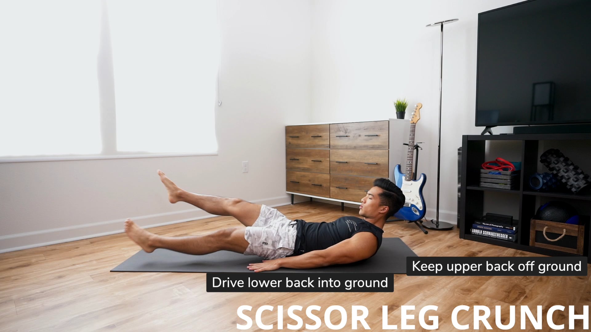 Scissor Leg Crunch on Vimeo