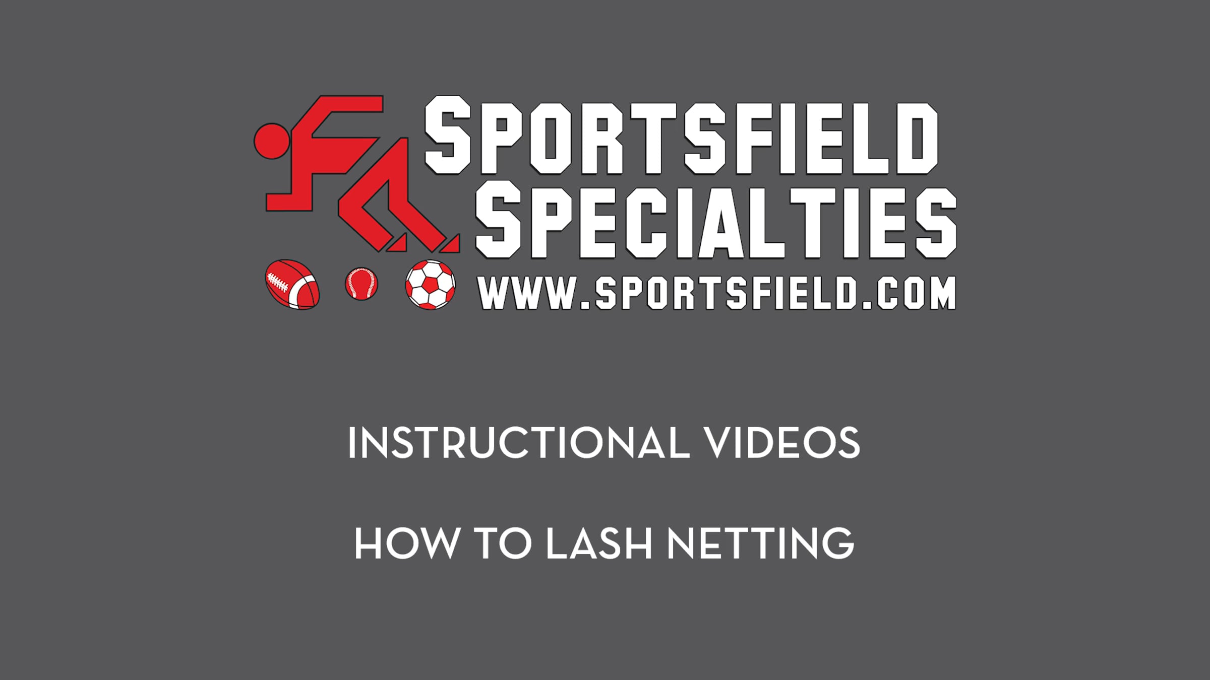 INSTRUCTIONS: How to Lash Netting