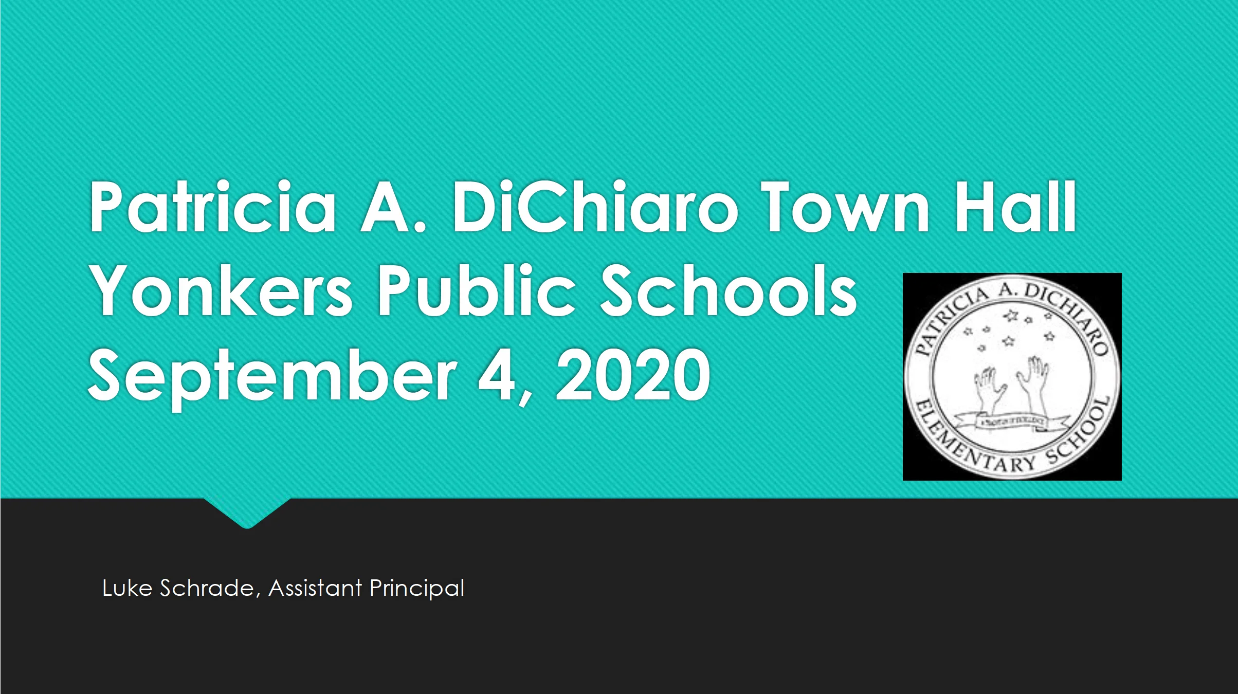 DiChiaro School Reopening Town Hall With Mr. Schrade on Vimeo