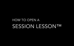 How To Open A Session Lesson delete On Vimeo