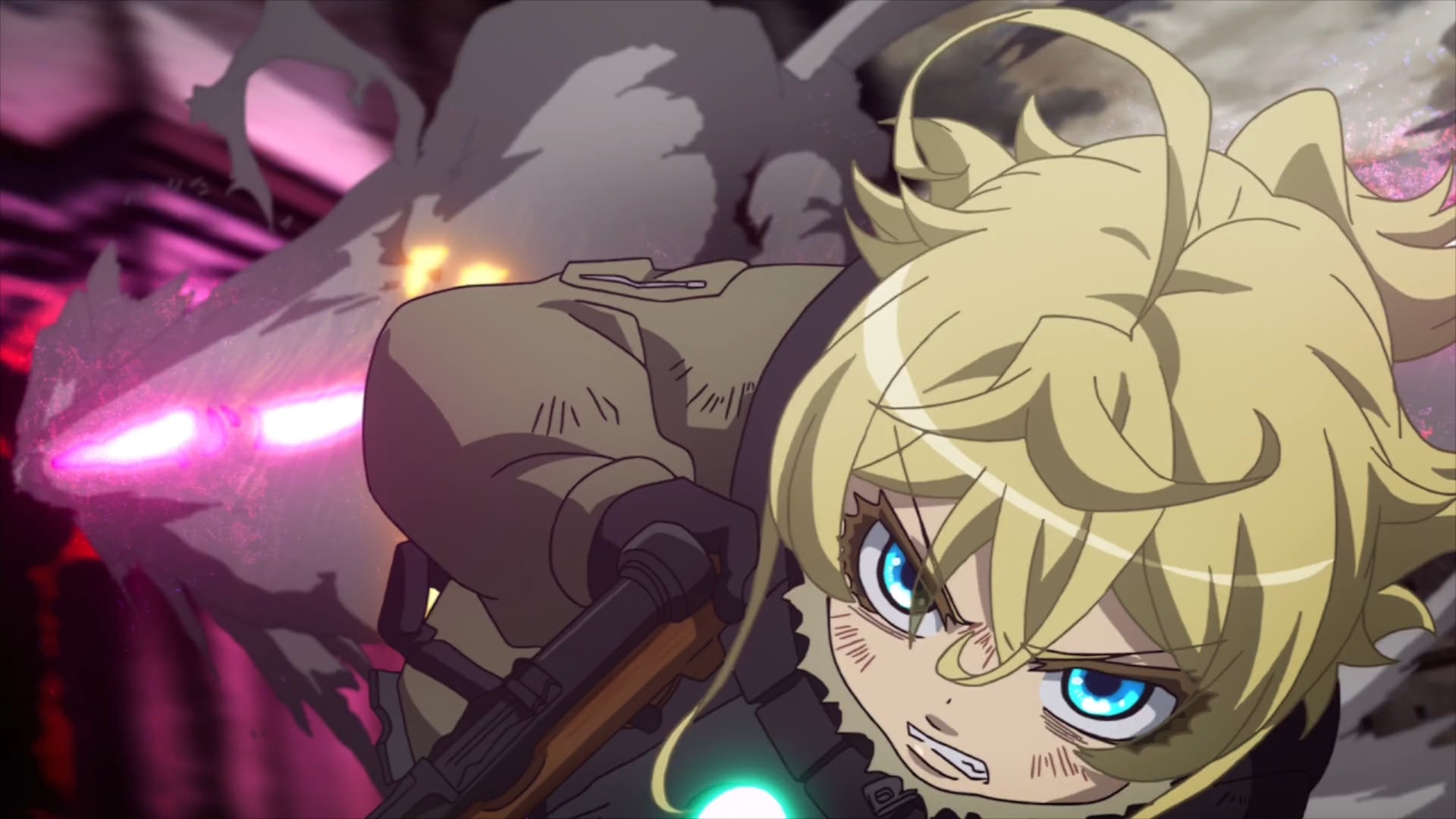Battle scene of Tanya vs Mary Sue - Youjo Senki (The Saga of Tanya the ...