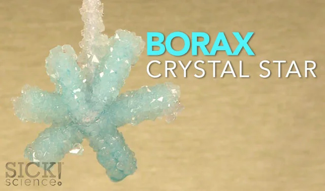 Borax Crystals Snowflakes