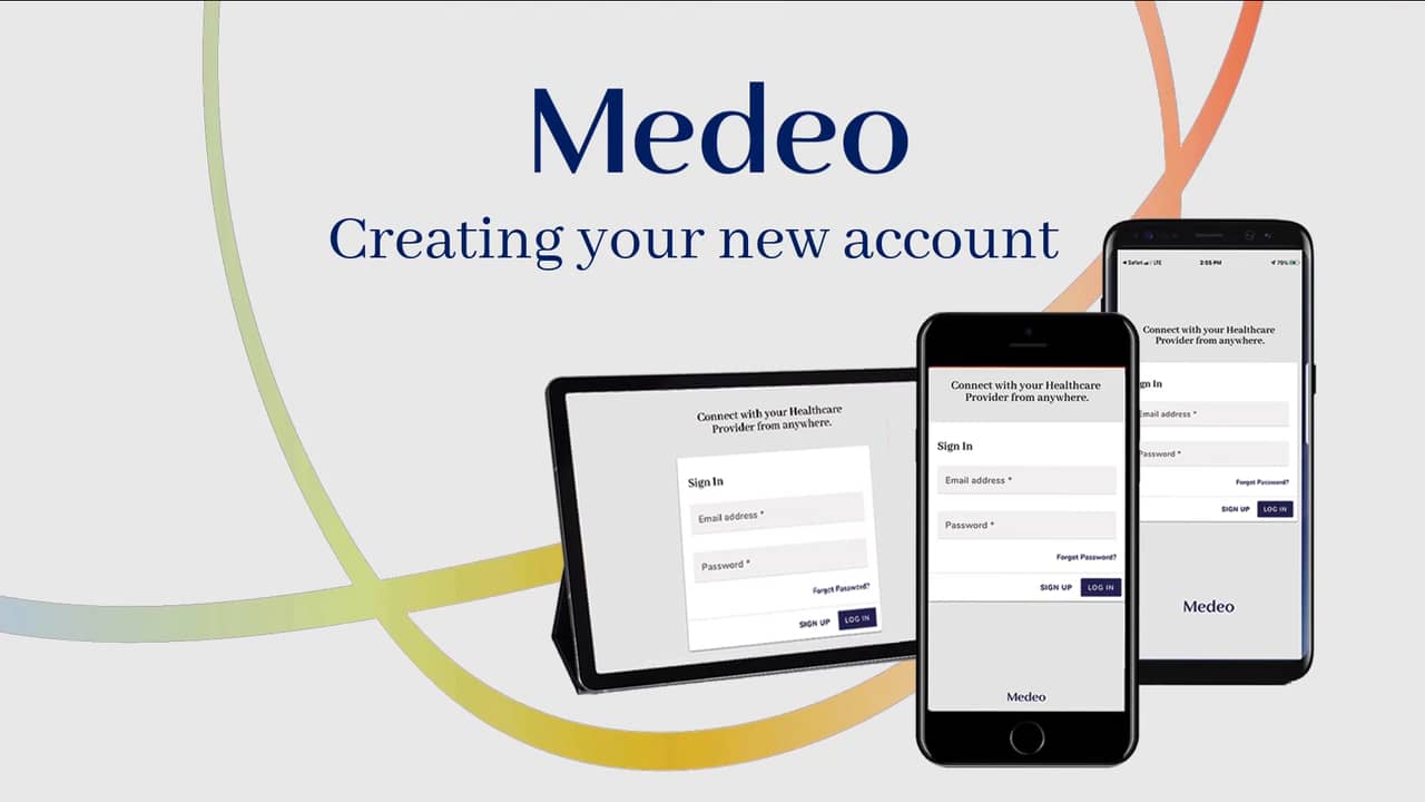 Creating a Medeo Patient Account using a Mobile Device on Vimeo