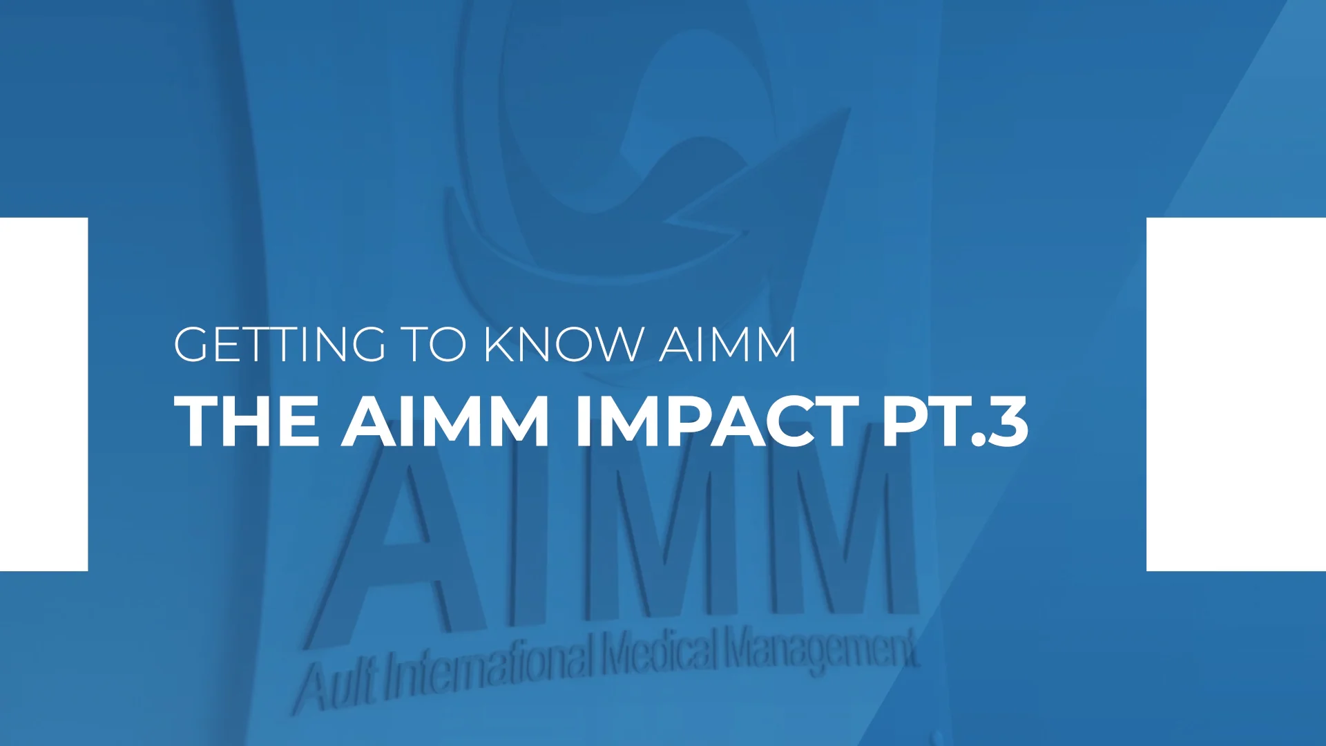 Getting to Know AIMM: The Impact Part 3