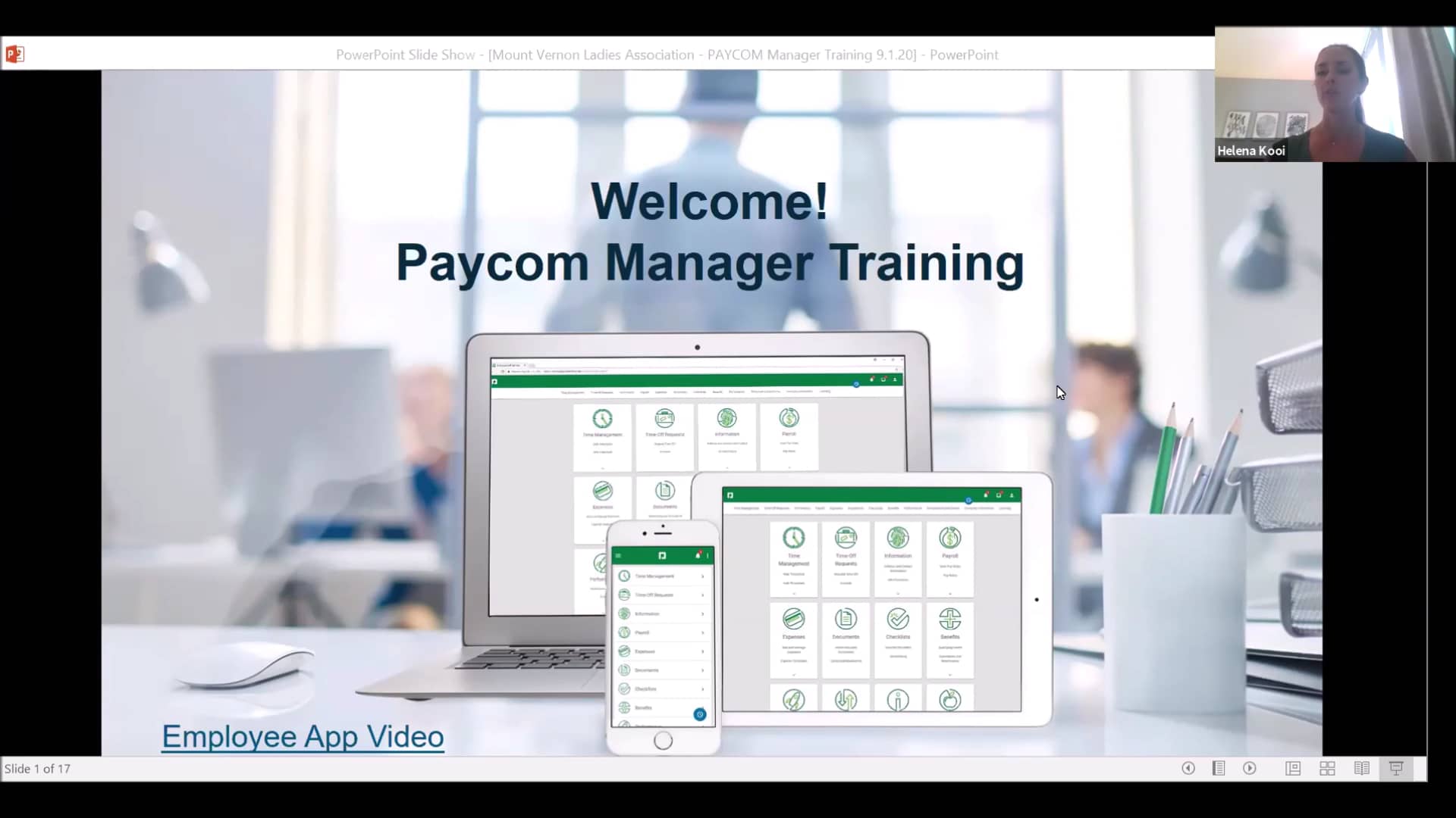 Paycom Management Training recording on Vimeo