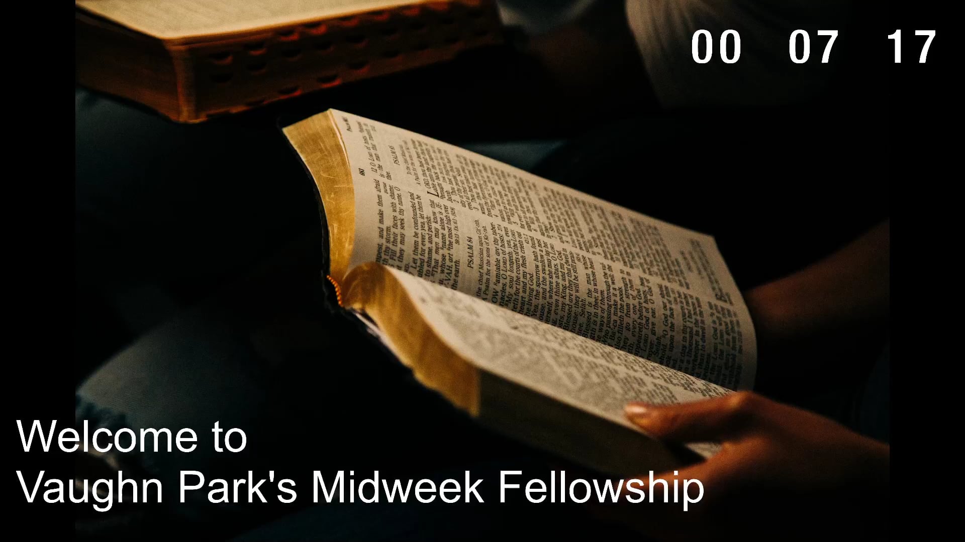 Midweek Fellowship 9-9-20 on Vimeo