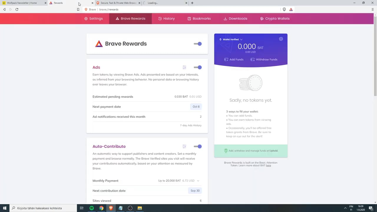 Brave Browser Vs Microsoft Edge on Vimeo