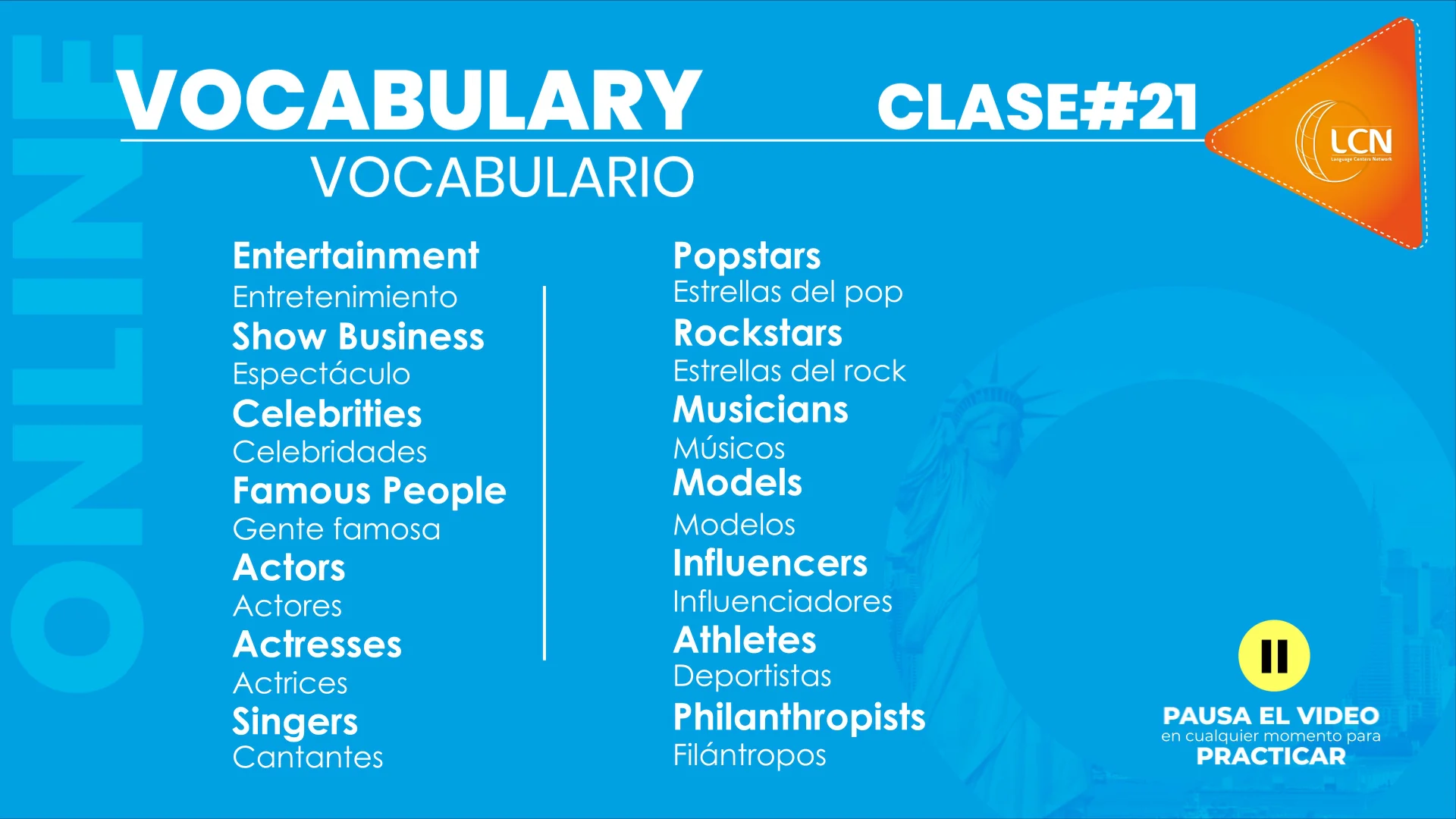 A1 - Class 21 - Vocabulary on Vimeo