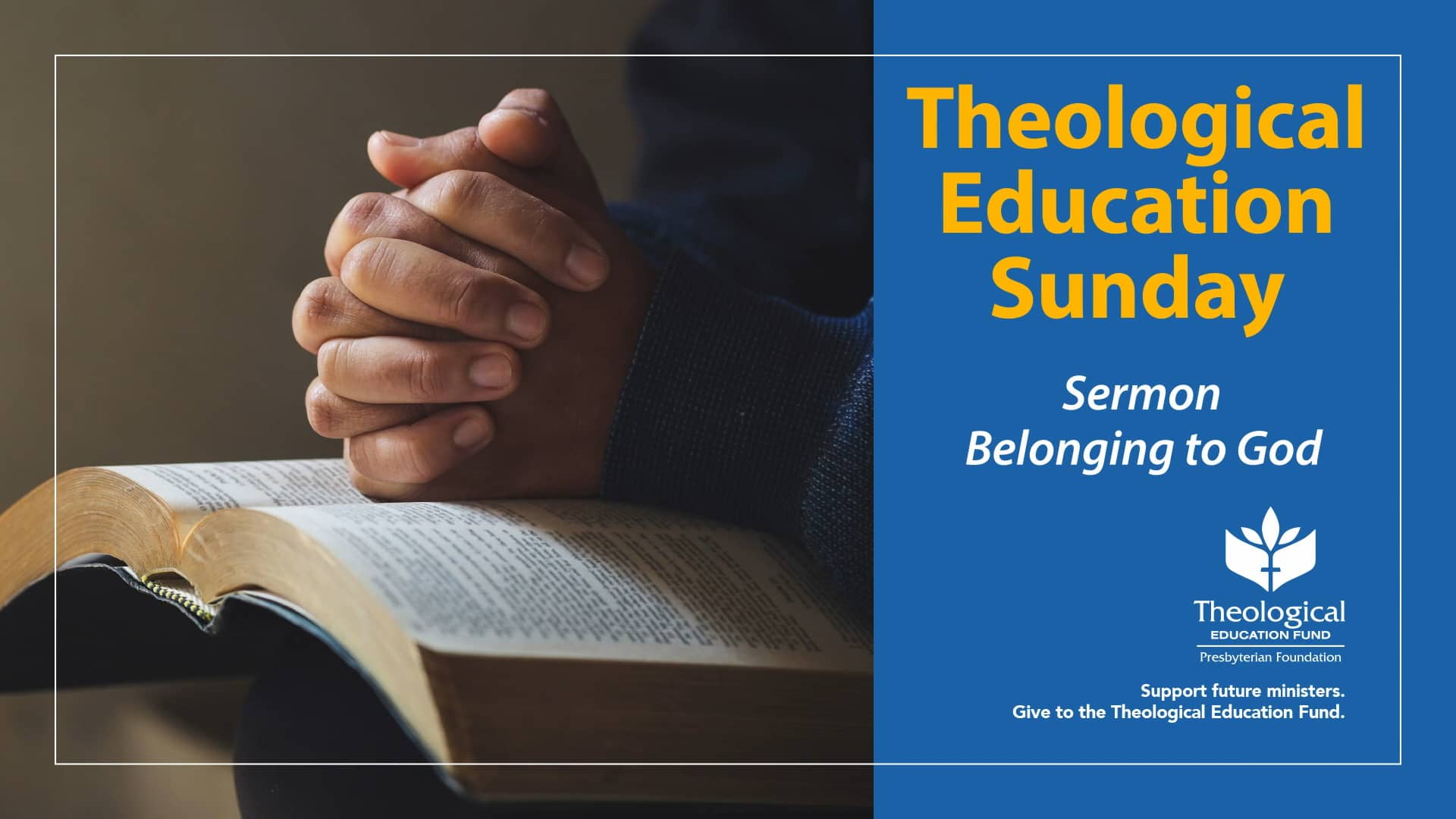 Sermon: Theological Education Sunday 2020 on Vimeo