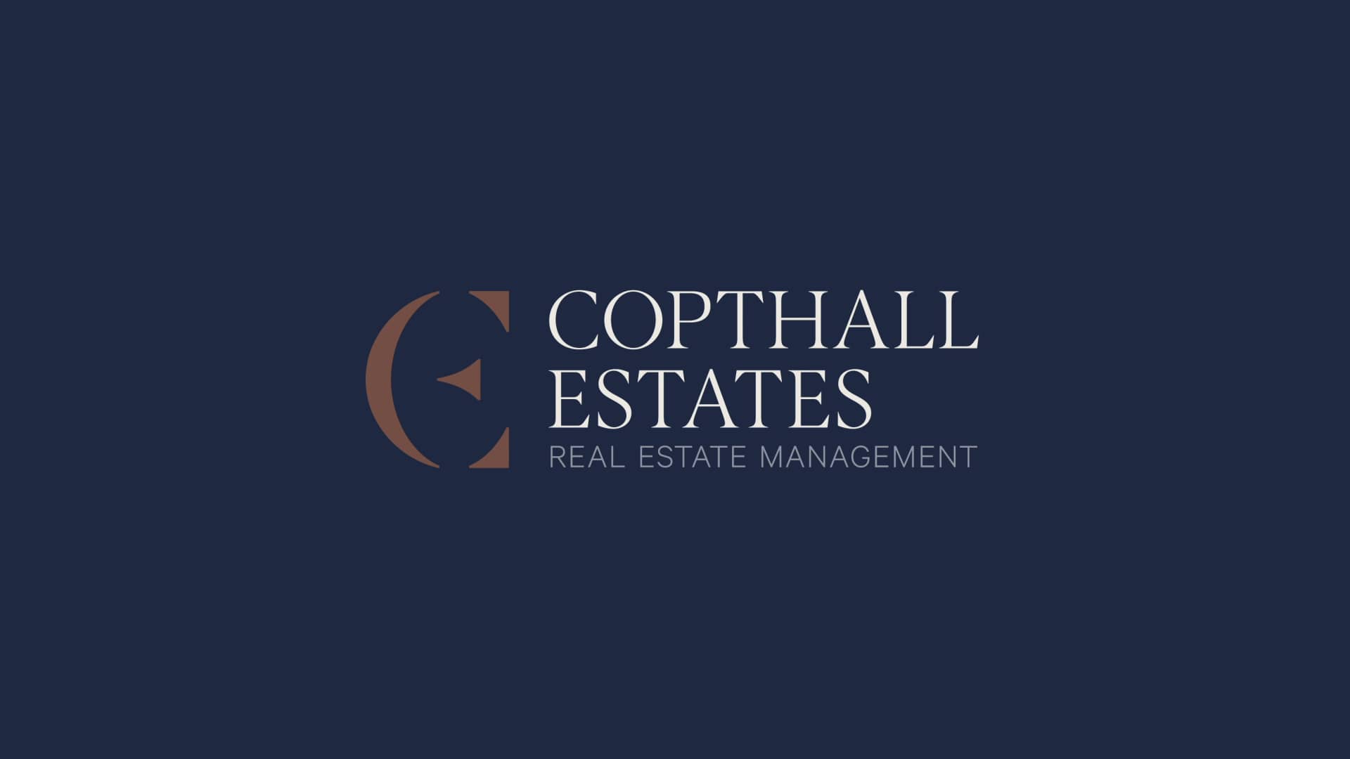 Logo animation – Copthall Estates on Vimeo