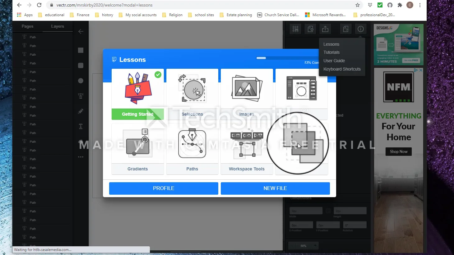 Get started with Vectr on Vimeo