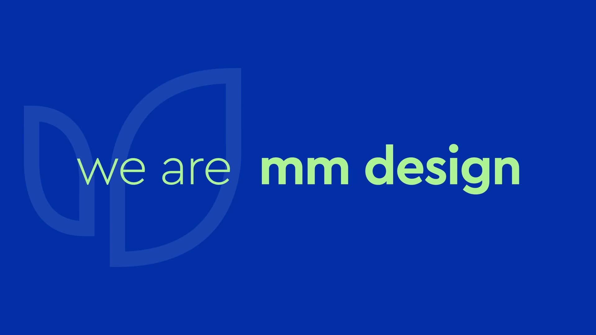 We are mmdesign on Vimeo