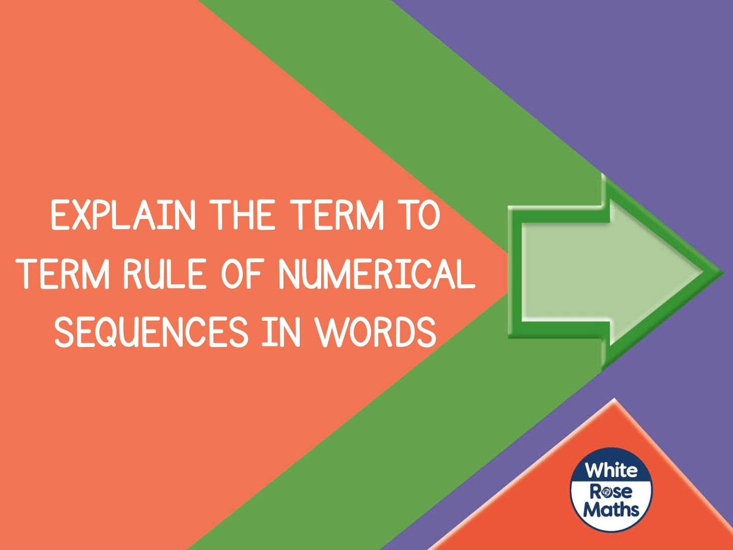 Aut717 - Explain the term to term rule of numerical sequences in words ...
