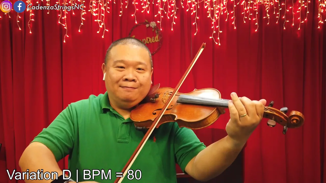 Twinkle Variations | Suzuki Violin Book 1 on Vimeo