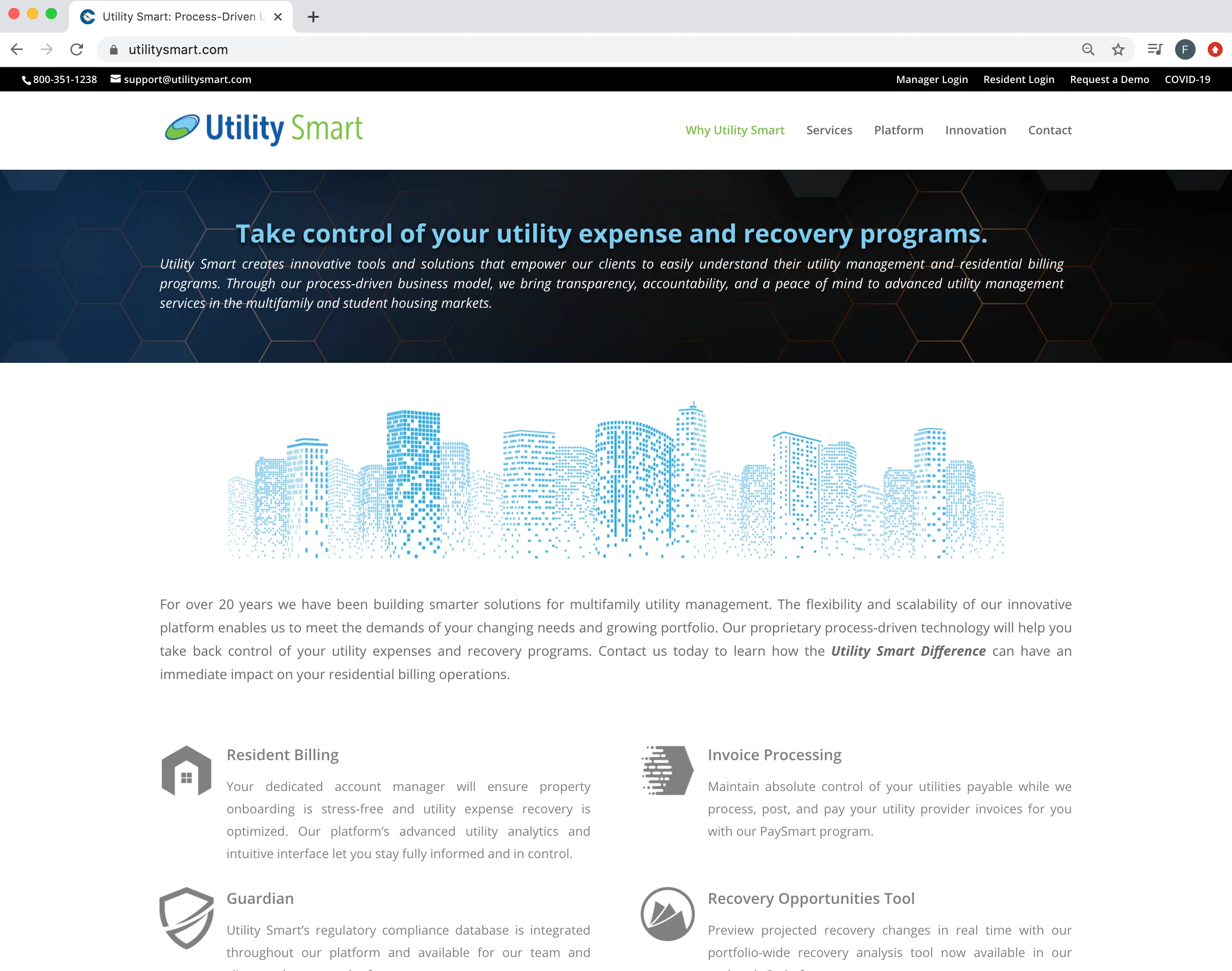 Website Design: Utility Smart on Vimeo