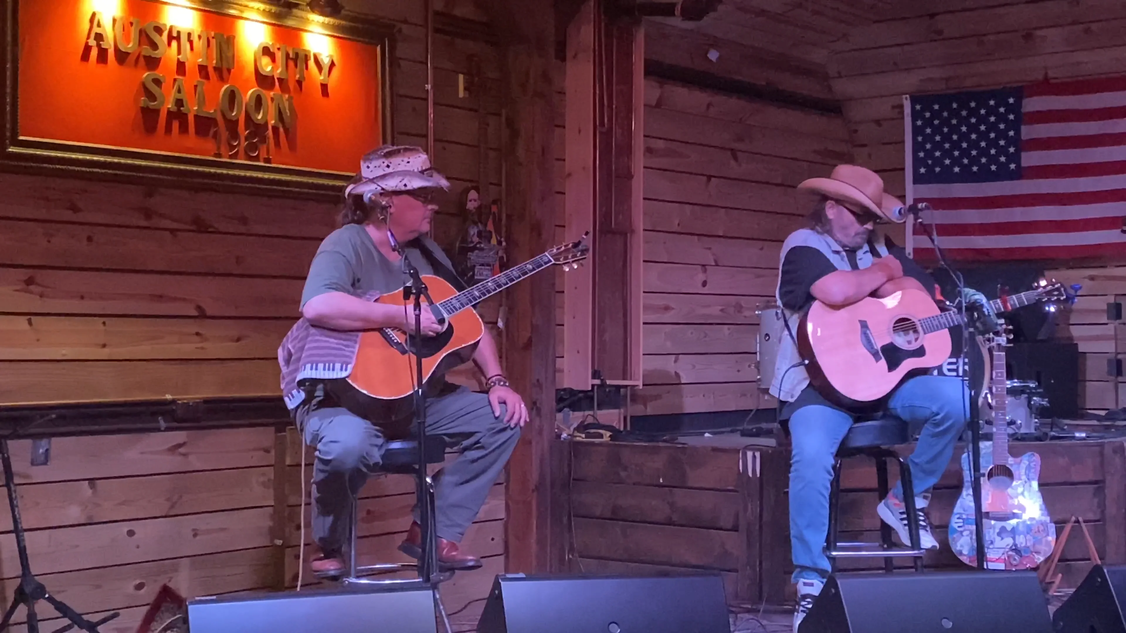 Greg Austin with Warren Cobb at Overtones LIVE at Austin City Saloon on ...