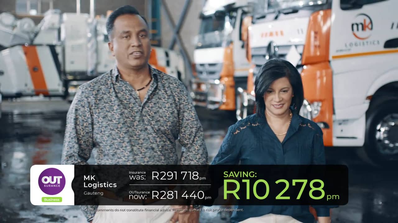 OUT Business Savers - Ravi & Sue Moodley - MK Logistics on Vimeo