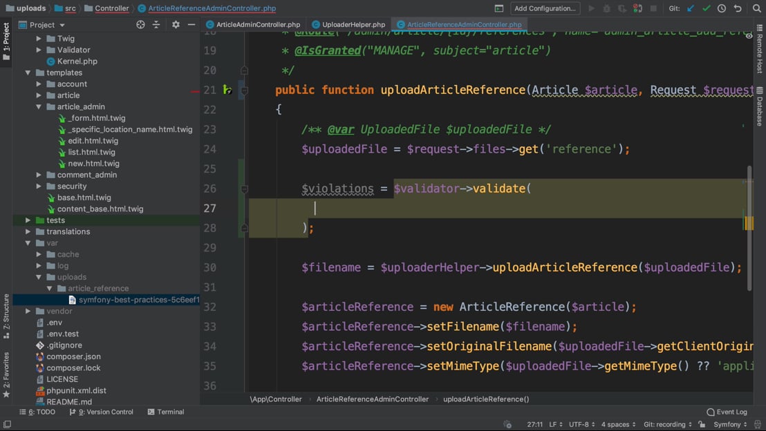 Mime Type Validation > All about Uploading Files in Symfony | SymfonyCasts Mime Type Validation > All about Uploading Files in Symfony | SymfonyCasts