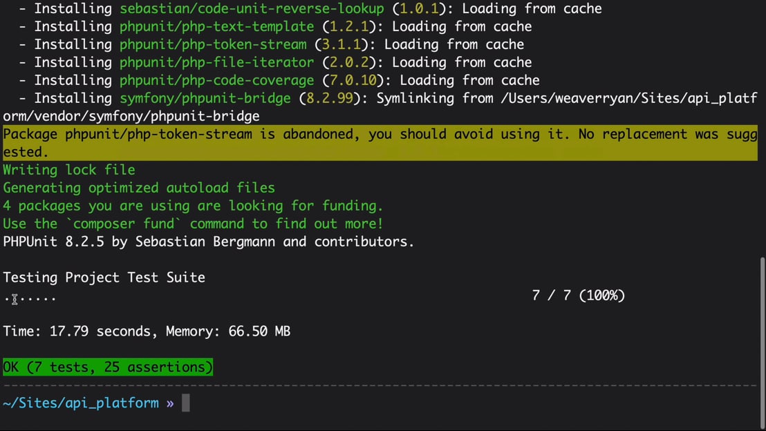 App And Test Setup Api Platform 2 Part 3 Custom Resources Symfonycasts