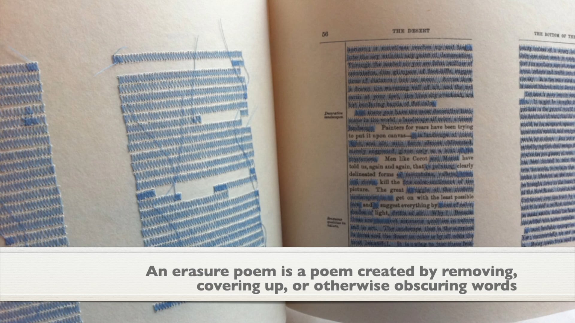 Erasure Poetry on Vimeo
