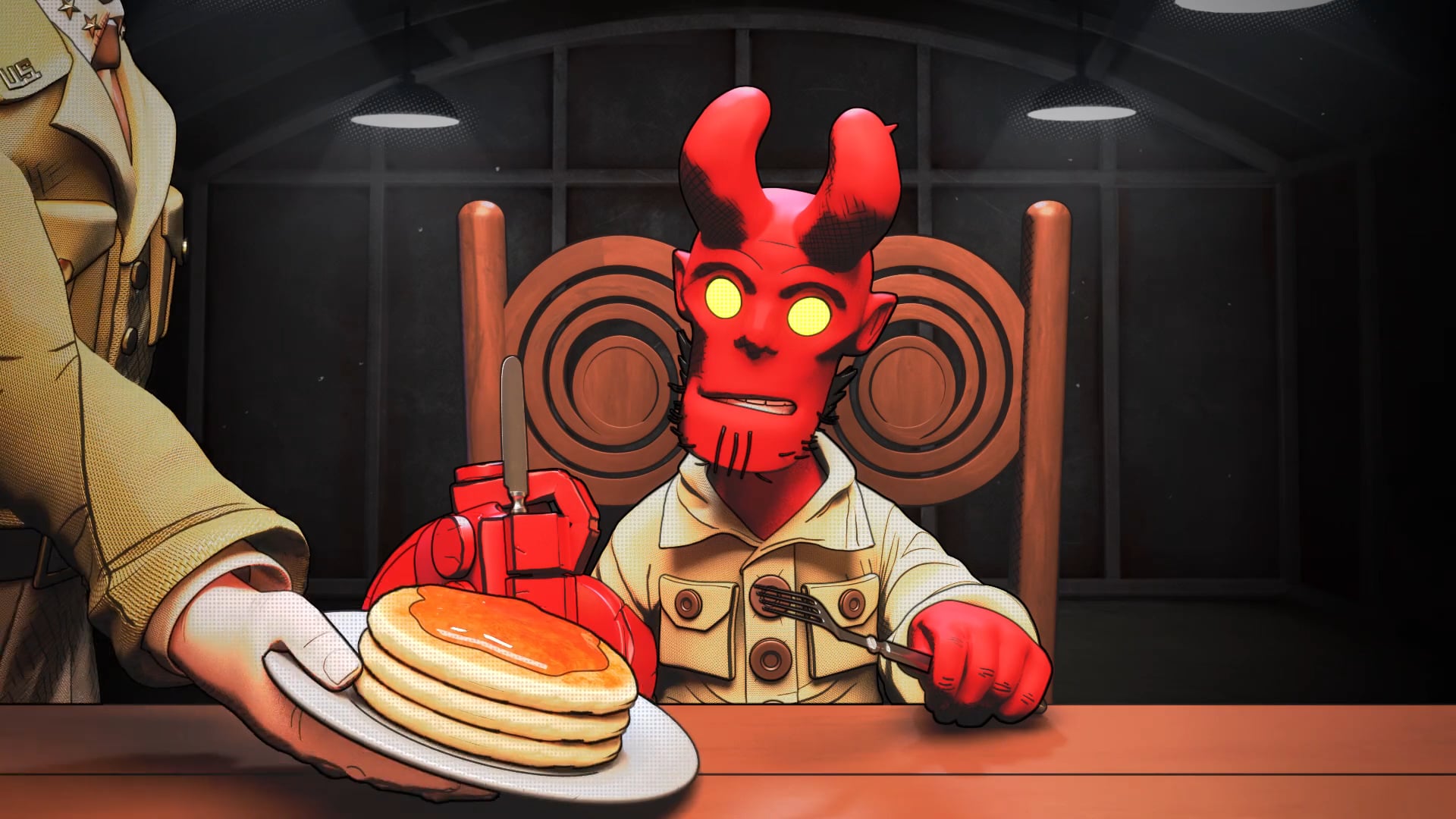 Hellboy: Pancakes on Vimeo