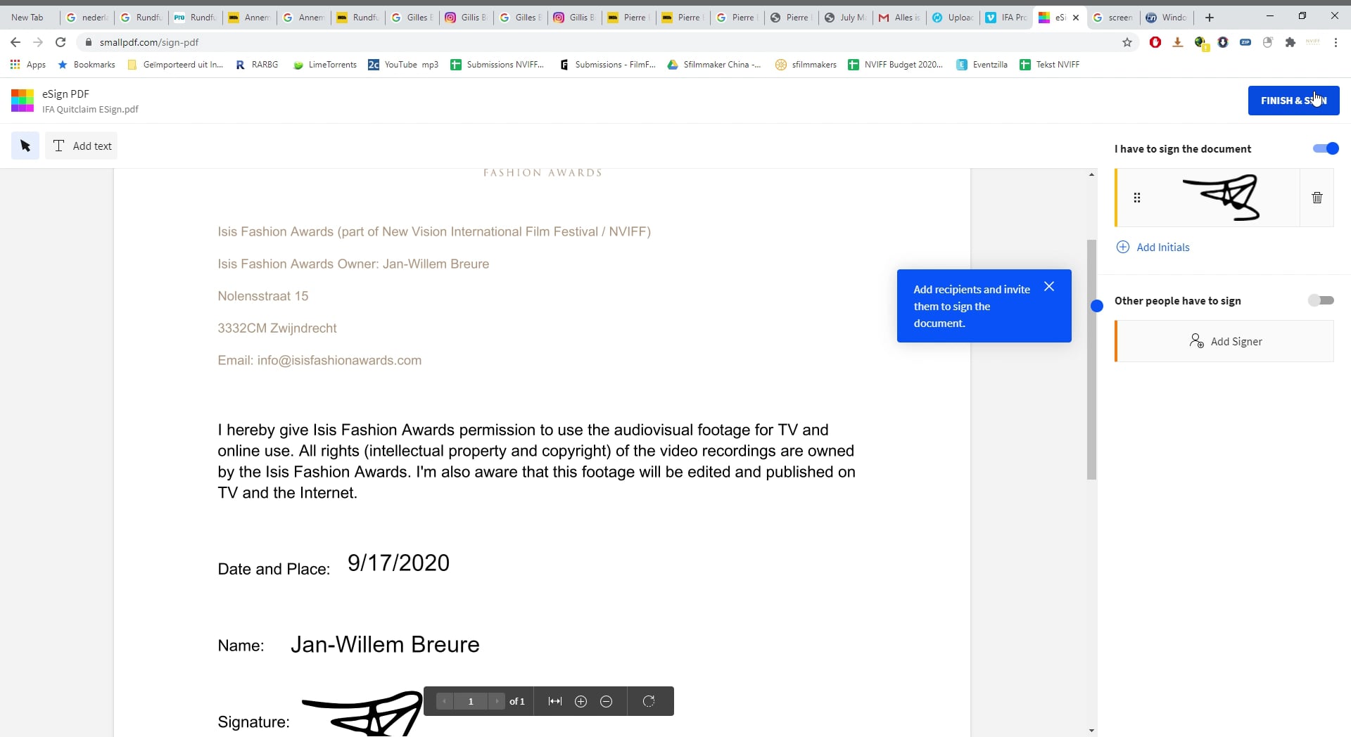 eSign PDF Tutorial on Vimeo