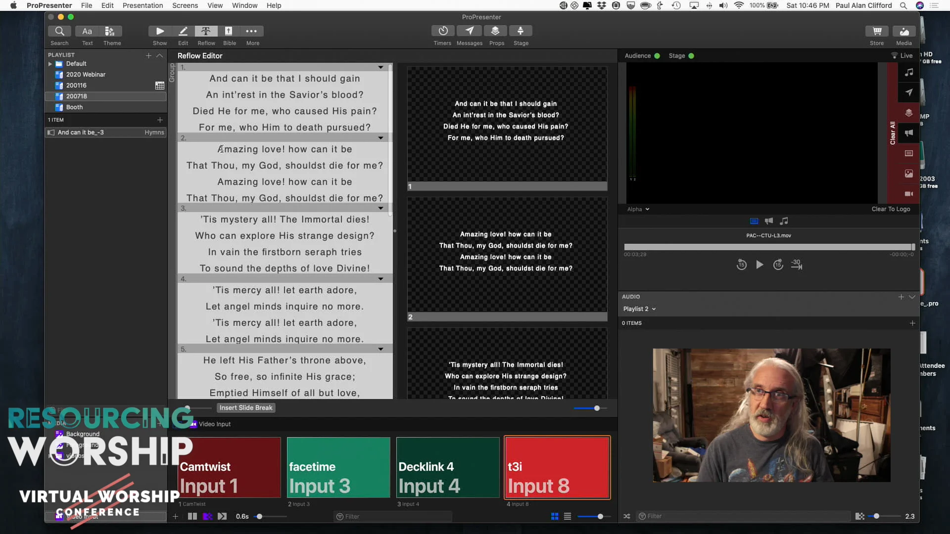 ProPresenter 7 for live-streaming and other tips & tricks