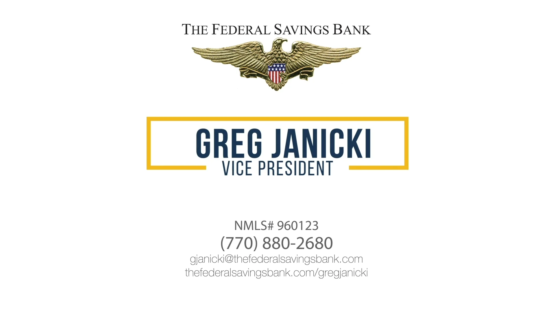 Greg Janicki Testimonial on Vimeo