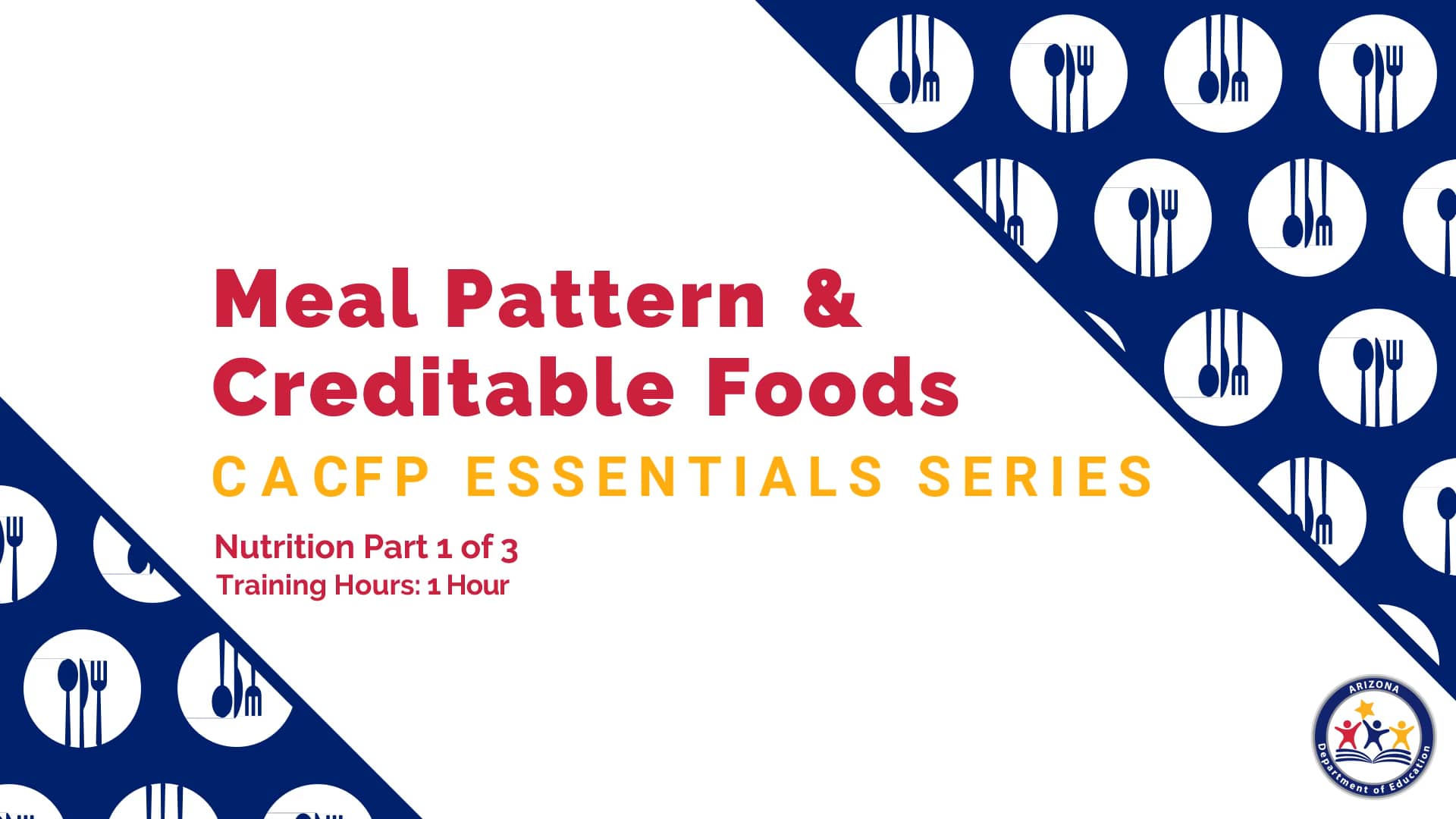 Meal Pattern and Creditable Foods - CACFP Nutrition Essentials Series ...