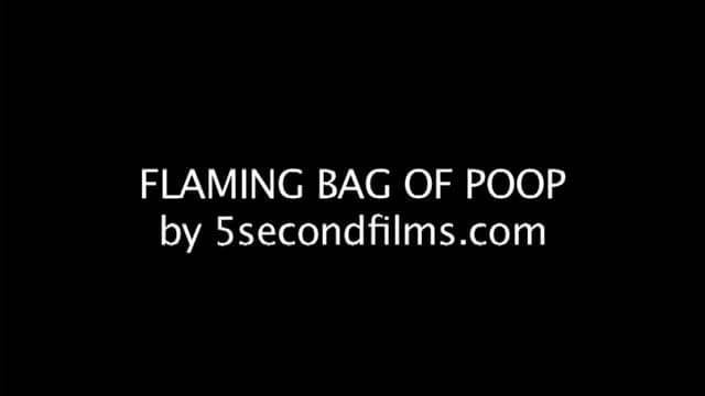 Flaming Bag of Poop on Vimeo