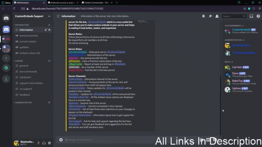 CustomEmbeds is the best discord embed creator bot. on Vimeo