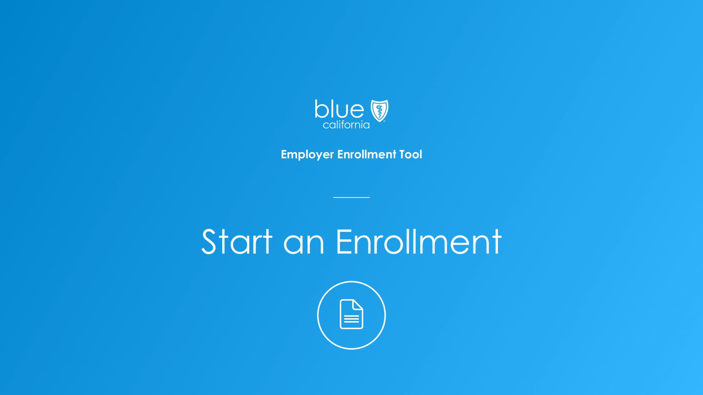 Start an Enrollment