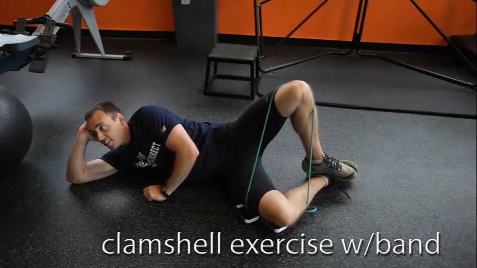 Clamshell Exercise With Band