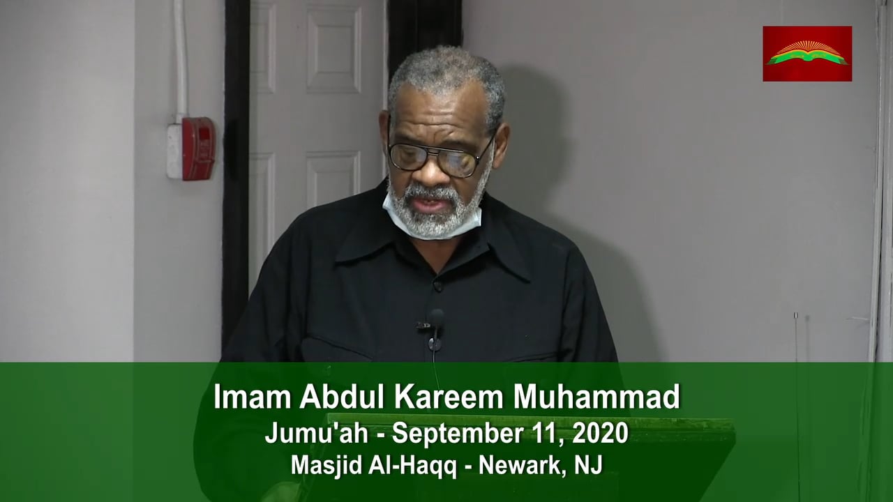 Imam Abdul Kareem Muhammad - September 11, 2020 on Vimeo