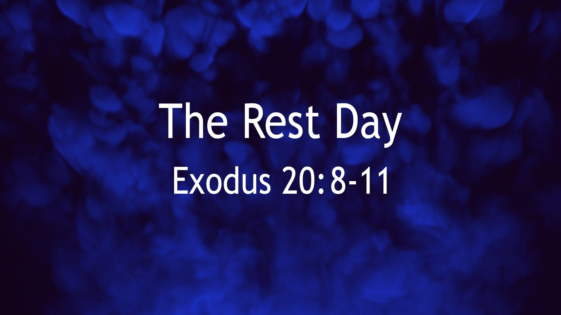 2020 Services - The Rest Day on Vimeo