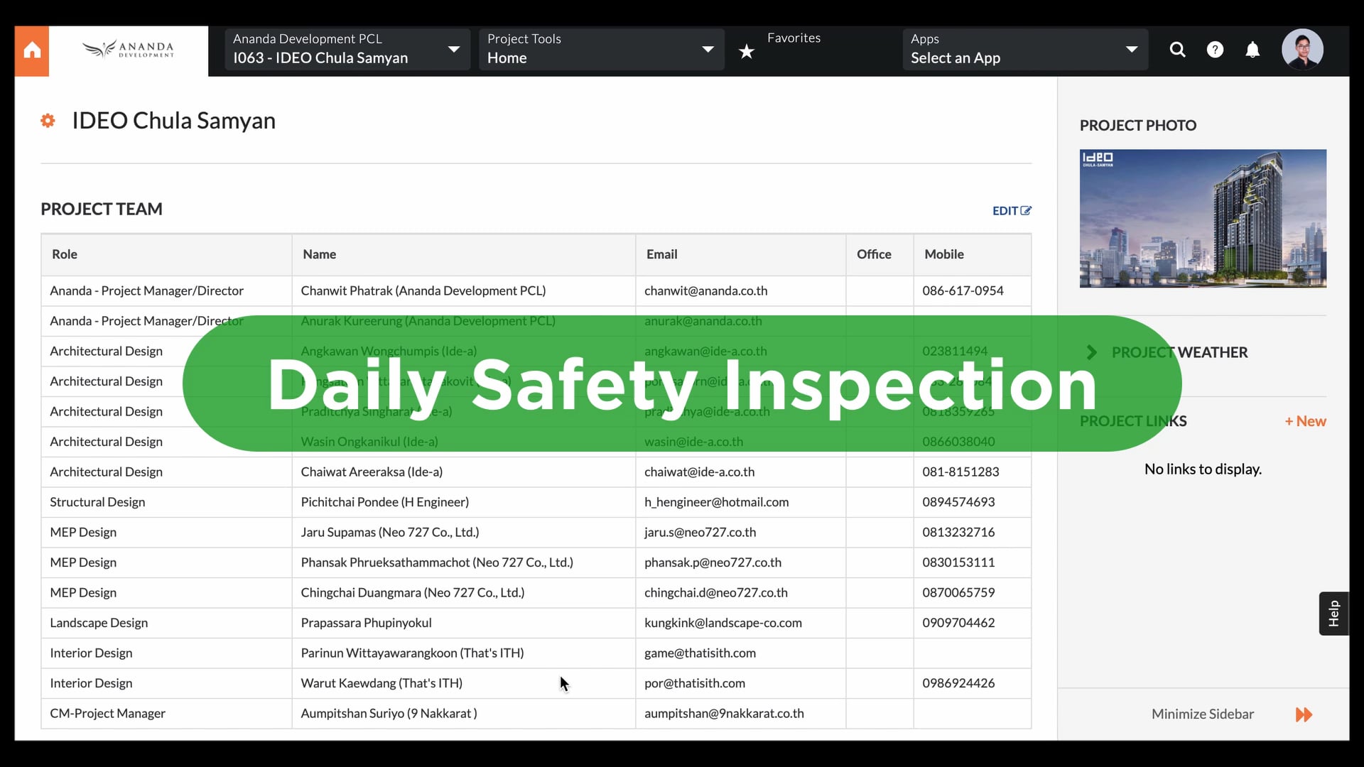 Procore-Safety Daily Inspection on Vimeo