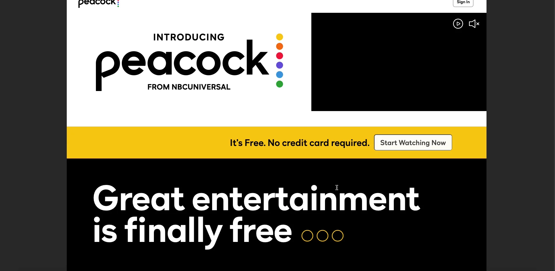 Activate Peacock