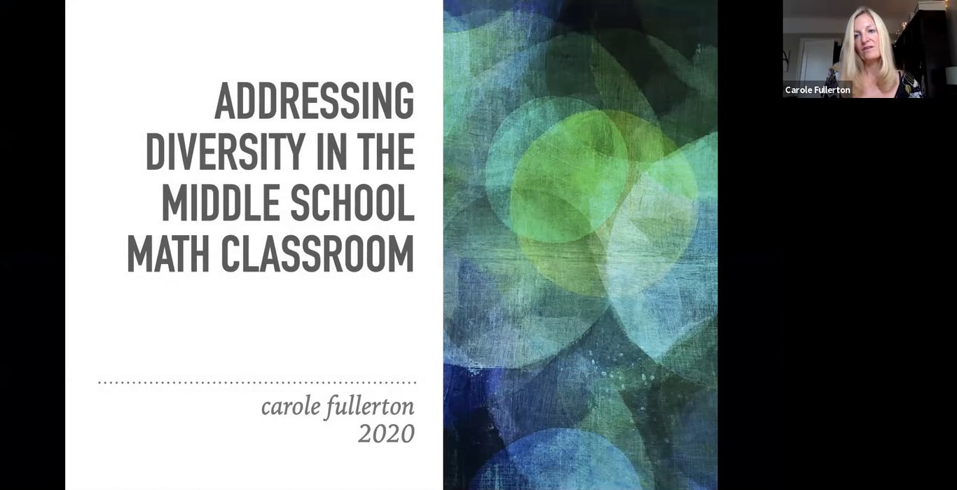 September 18, 2020 - Addressing Diversity in the Middle School ...