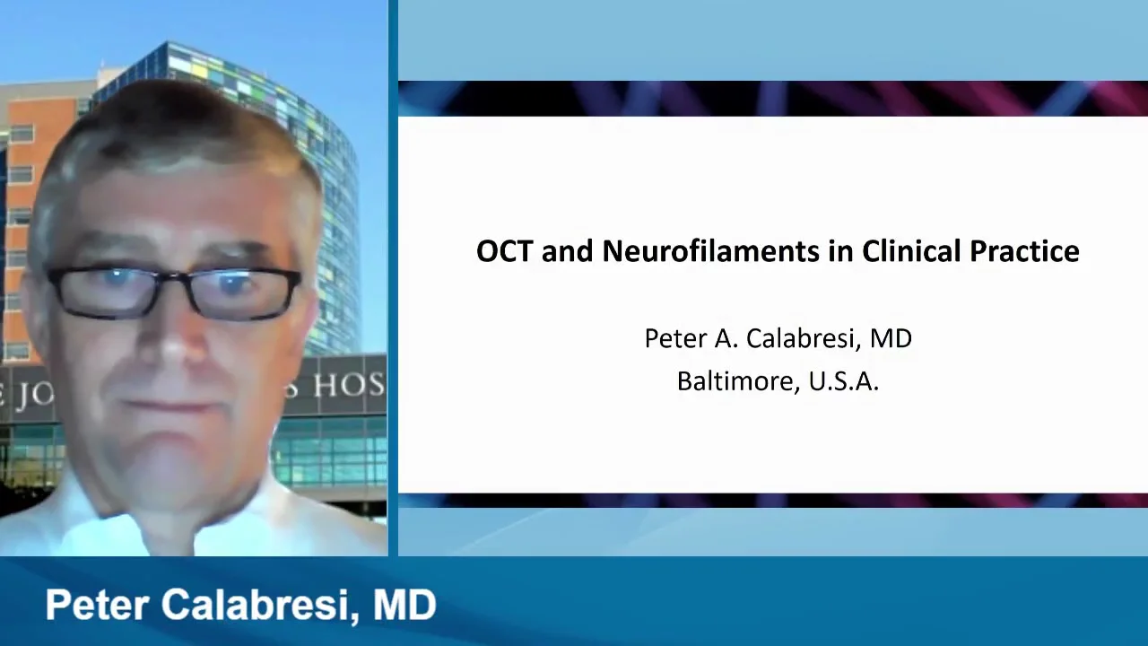 OCT and Neurofilaments in Clinical Practice - Peter Calabresi on Vimeo
