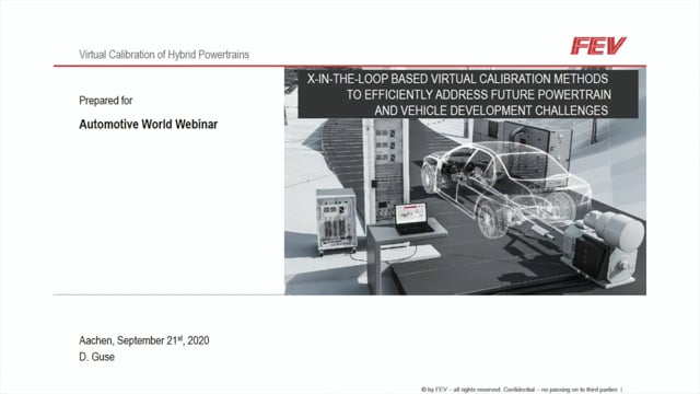 X-in-the-Loop (XiL) based virtual calibration methods to efficiently address future powertrain ...