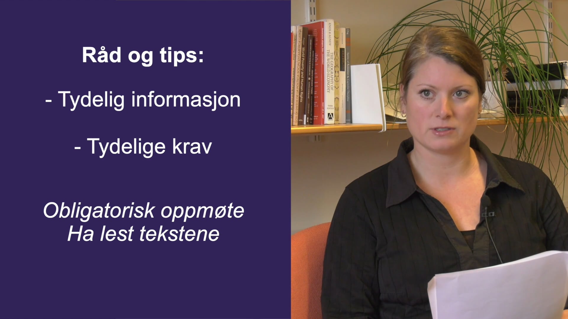 UiB Skriv - Innføringsemne i akademisk skriving - et eksempel on Vimeo