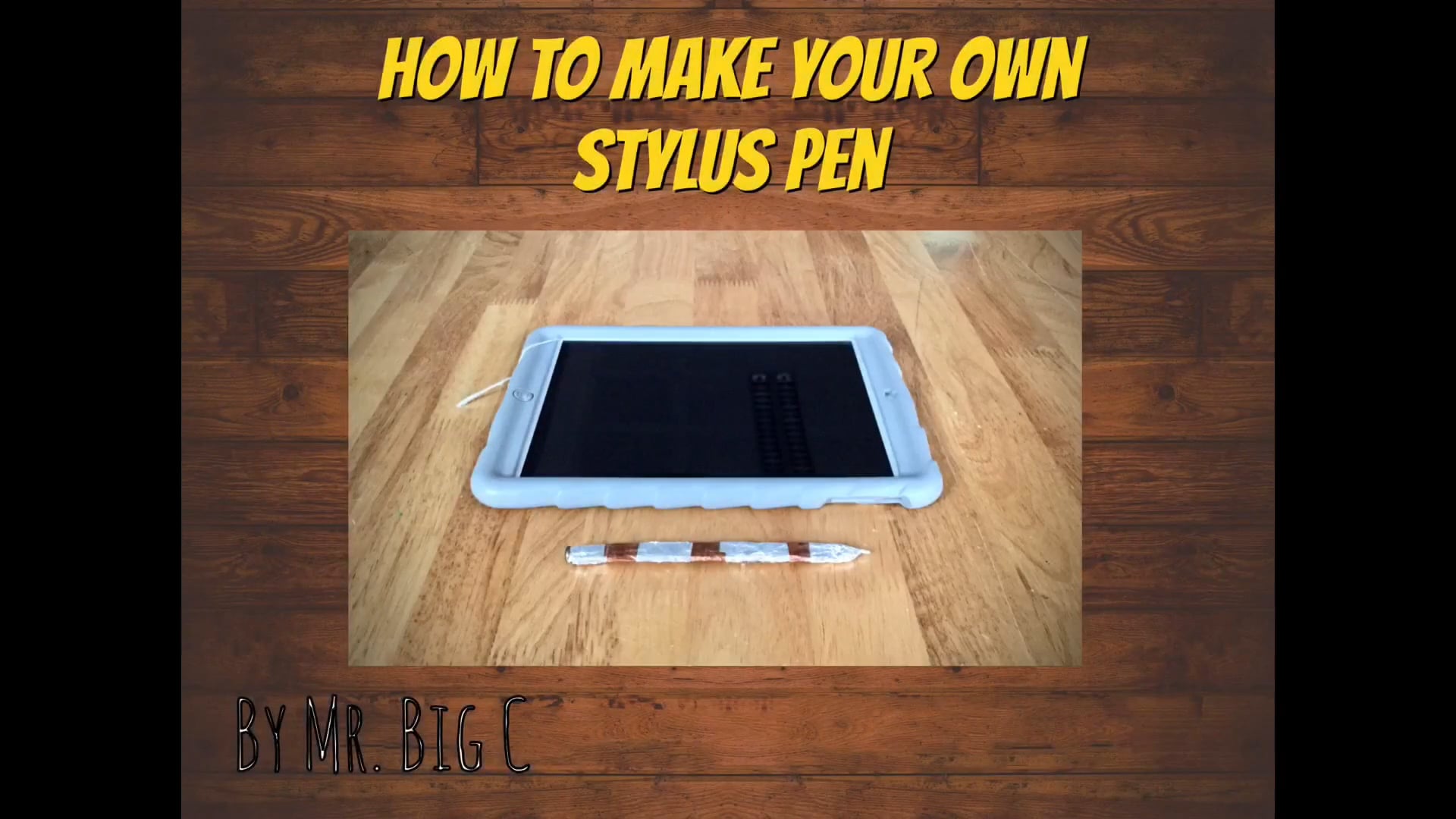 How To Make Your Own Stylus Pen on Vimeo