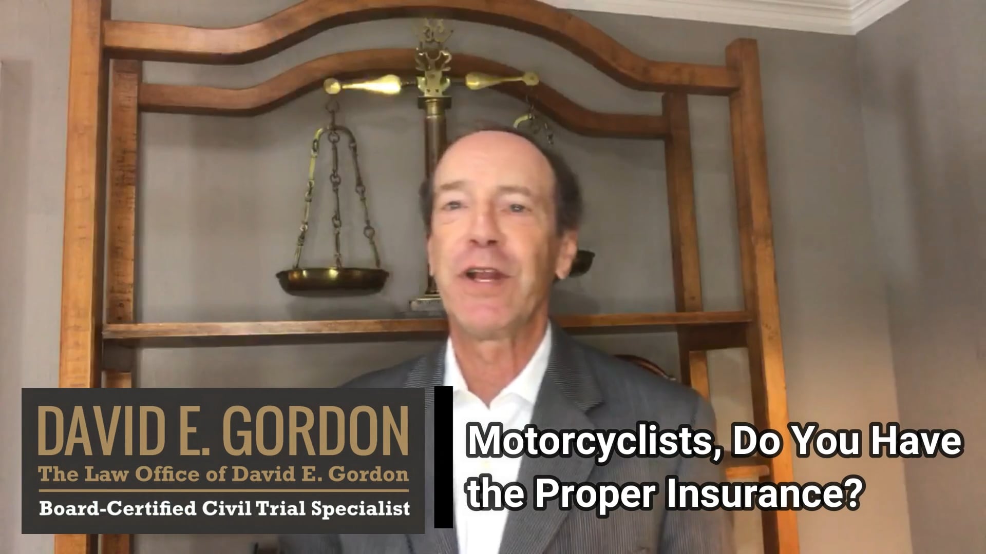 Attorney David E. Gordon on Vimeo