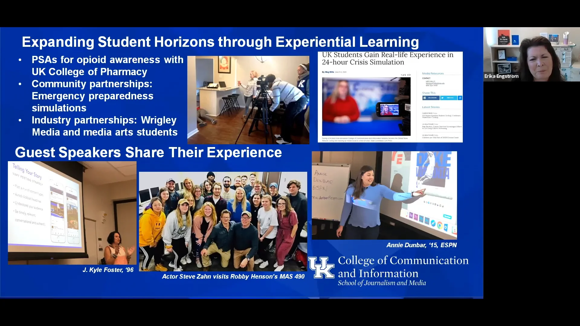 Dr. Erika Engstrom - School of Journalism and Media on Vimeo